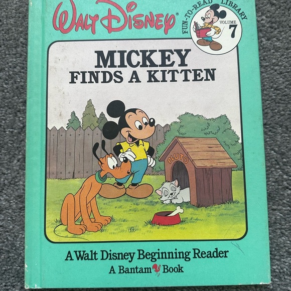 Disney | Other | Walt Disneys Beginning Reader Mickey Finds A Kitten ...